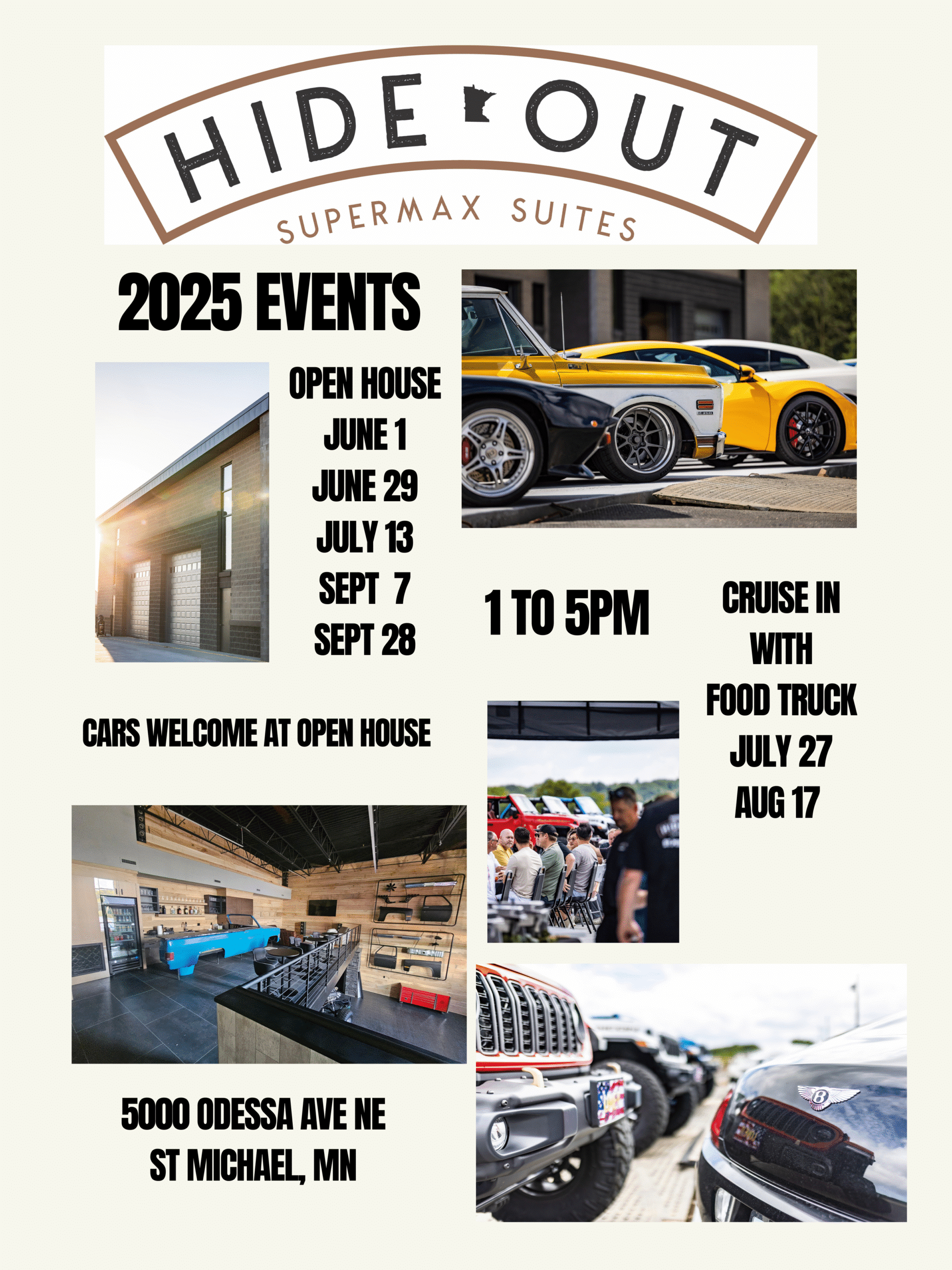 Events - The Hide Out